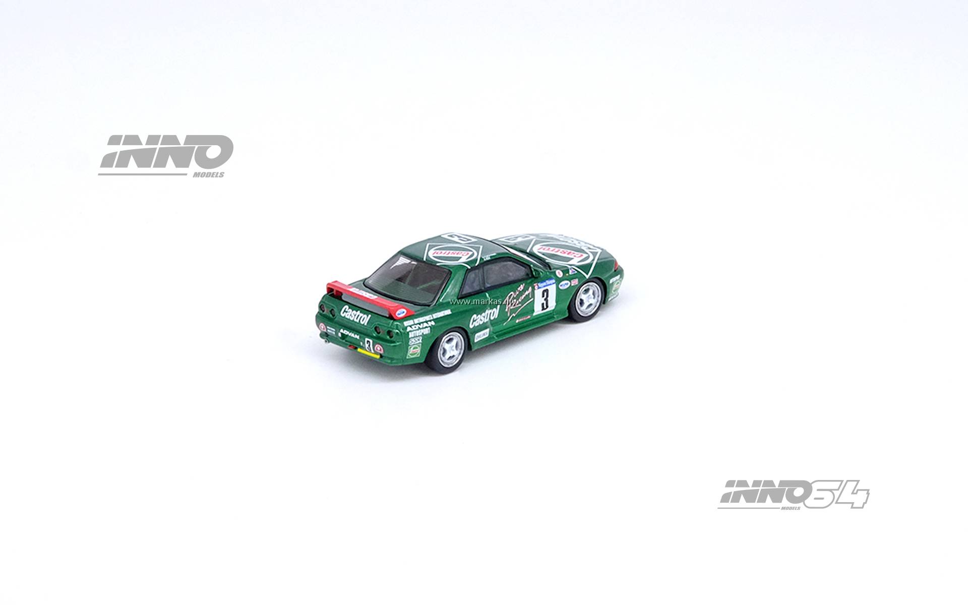 (PO) INNO MODELS INNO64 1/64 NISSAN SKYLINE GT-R R32 #3 CASTROL SUPER ...
