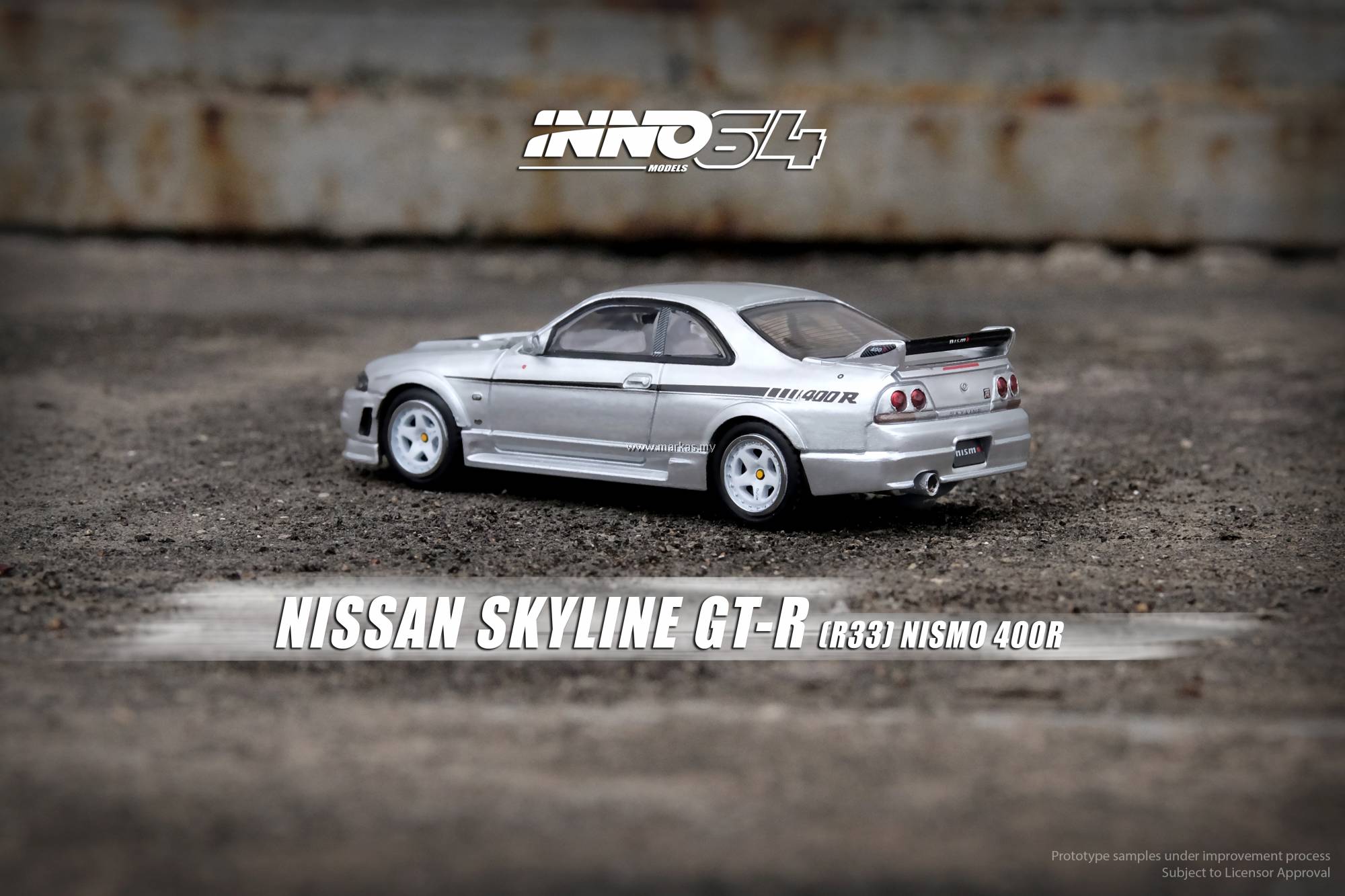 (PO) INNO MODELS INNO64 1/64 NISSAN SKYLINE GT-R R33 NISMO 400R SONIC ...