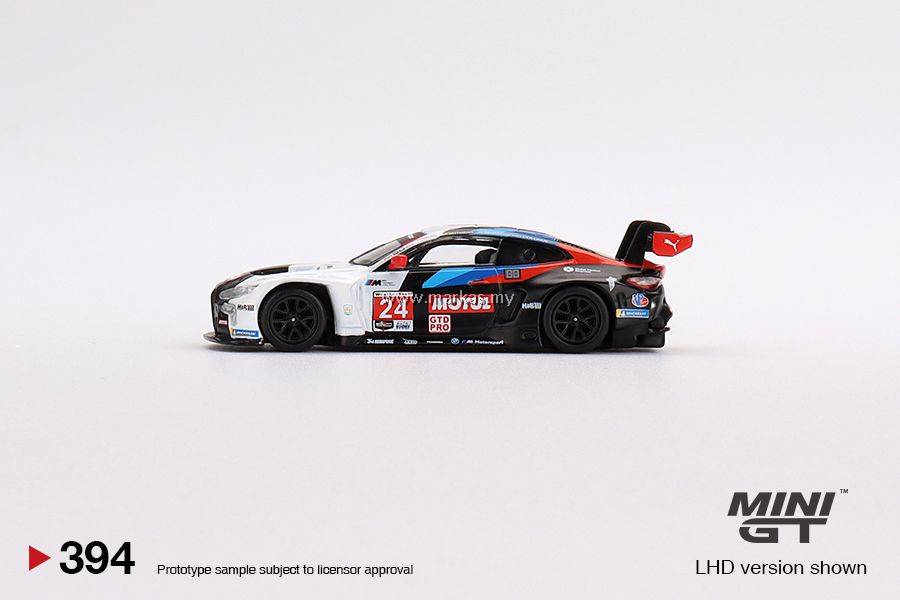 MINI GT 1/64 #394 BMW M4 GT3 #24 BMW TEAM RLL 2022 IMSA DAYTONA 24 HRS