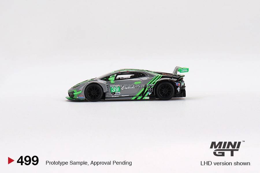 MINI GT 1/64 #499 LAMBORGHINI HURACAN GT3 EVO #39 2022 IMSA ROAD ...