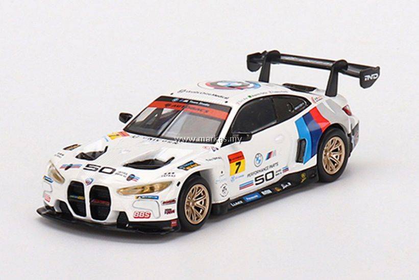 MINI GT JAPAN EXCLUSIVE 1/64 #484 BMW M4 GT3 #7 BMW TEAM STUDIE x CSL