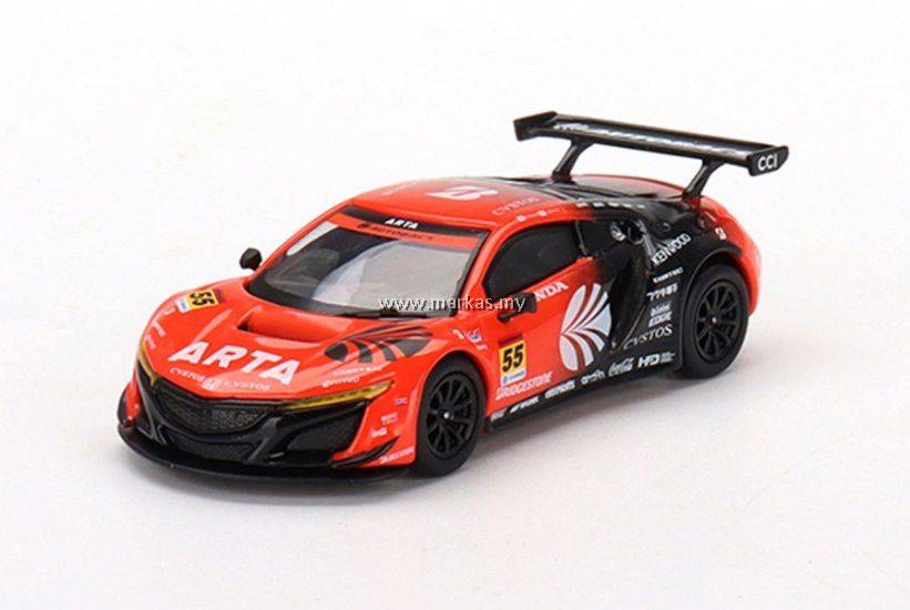 MINI GT JAPAN EXCLUSIVE 1/64 #485 HONDA NSX NSX GT3 EVO22 #55 ARTA