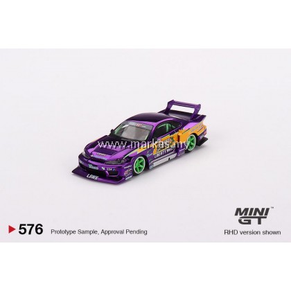(PO) MINI GT 1/64 #576 NISSAN S15 SILVIA LB-SUPER SILHOUETTE #555 2022 ...