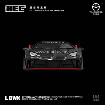 TIME MICRO HOBBY EXPO CHINA 2023 1/64 LBWK LAMBORGHINI LP700 GT EVO ADVAN