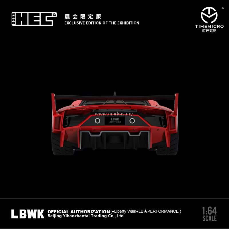 TIME MICRO HOBBY EXPO CHINA 2023 1/64 LBWK LAMBORGHINI LP700 GT EVO ADVAN