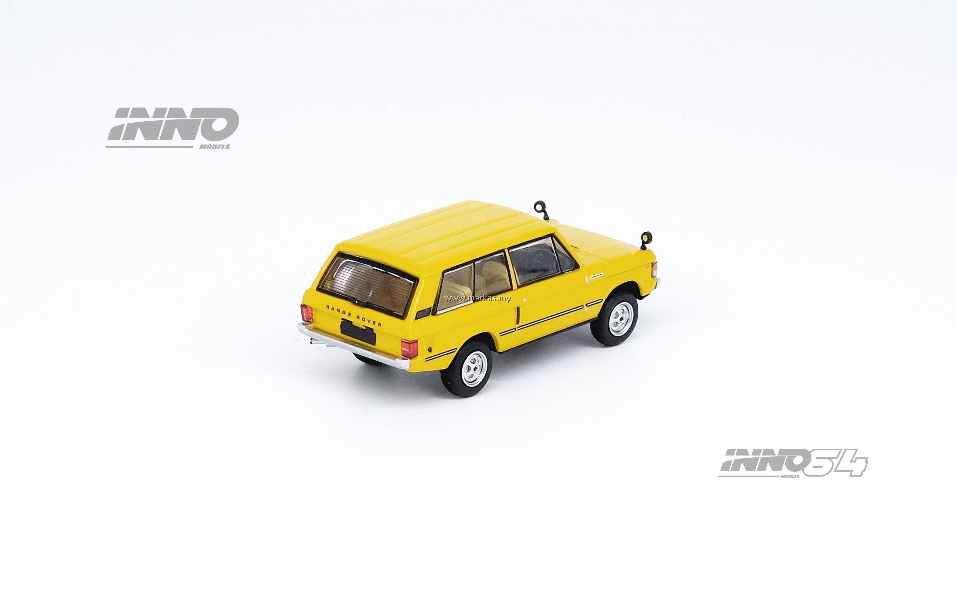 INNO MODELS INNO64 1/64 RANGE ROVER CLASSIC SANGLOW YELLOW