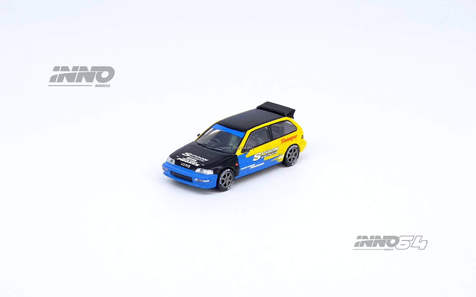 (PO) INNO MODELS INNO64 1/64 HONDA CIVIC (EF9) SPOON LIVERY TUNED BY ...