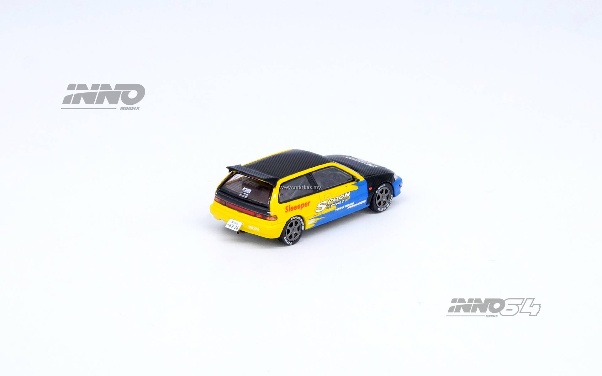 (PO) INNO MODELS INNO64 1/64 HONDA CIVIC (EF9) SPOON LIVERY TUNED BY ...