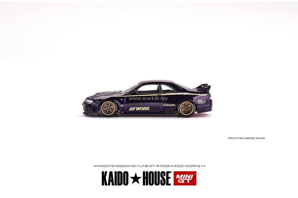 (PO) MINI GT X KAIDO HOUSE 1/64 KHMG072 NISSAN SKYLINE GT-R (R33) KAIDO ...