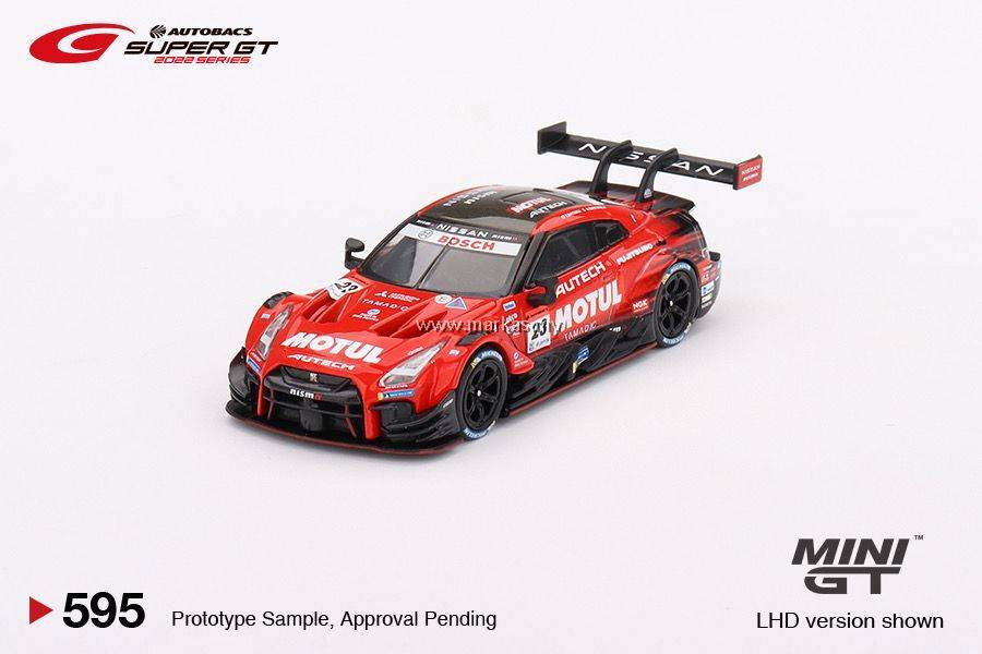 (PO) MINI GT JAPAN EXCLUSIVE 1/64 #595 NISSAN GT-R NISMO GT500 #23 NISMO 2021 SUPER GT SERIES