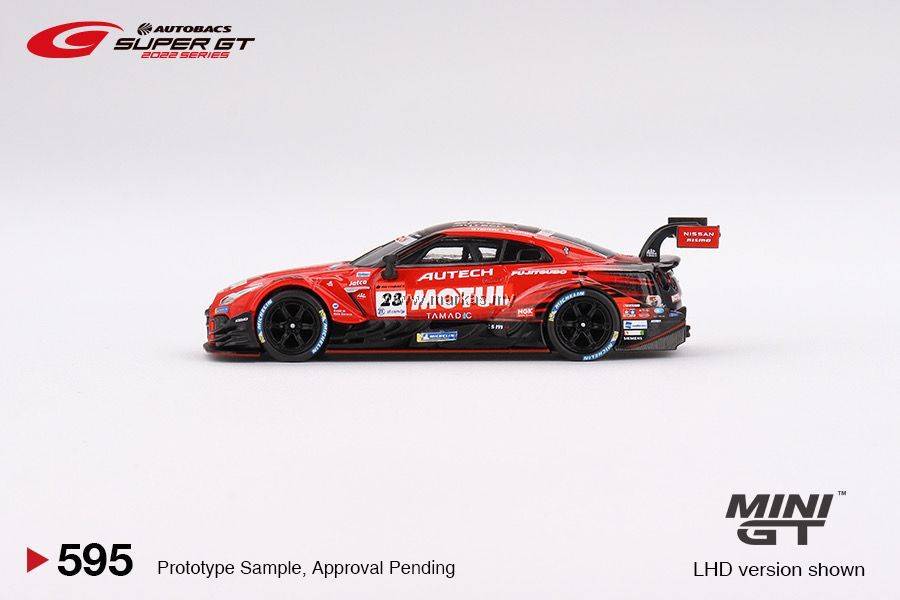 (PO) MINI GT JAPAN EXCLUSIVE 1/64 #595 NISSAN GT-R NISMO GT500 #23 ...