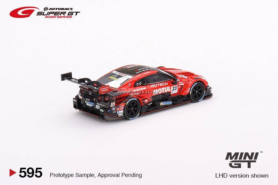 (PO) MINI GT JAPAN EXCLUSIVE 1/64 #595 NISSAN GT-R NISMO GT500 #23 ...