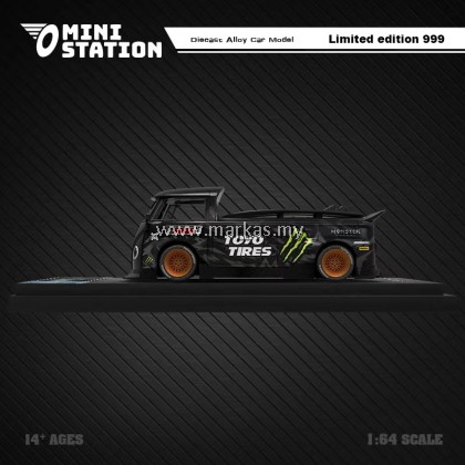 MINI STATION 1/64 HOONIGAN RWB VW T1 PICKUP BLOCK43