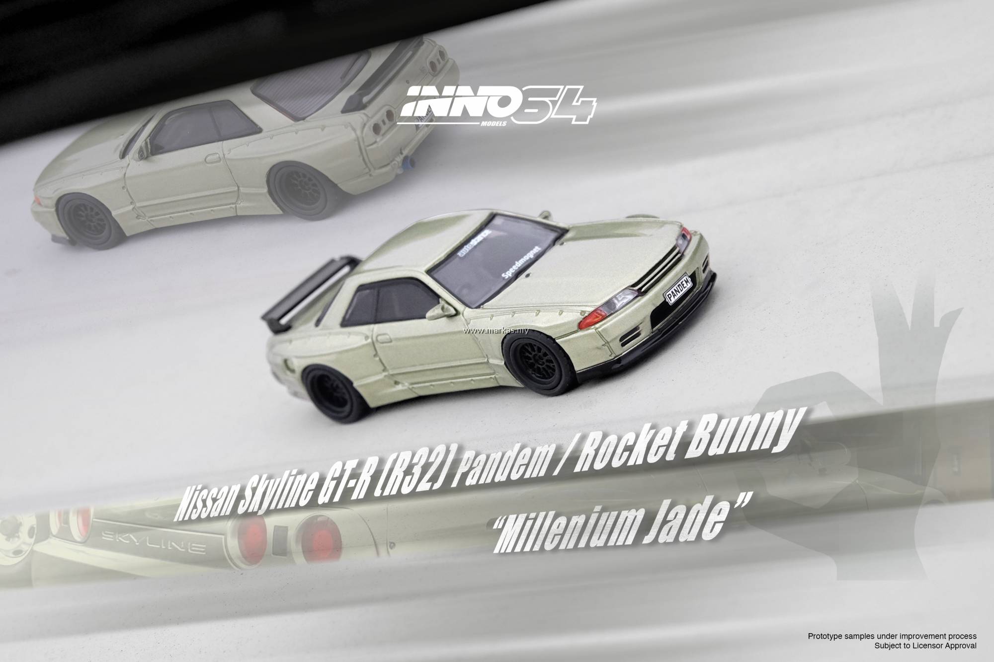 INNO MODELS INNO64 1/64 NISSAN SKYLINE GT-R R32 PANDEM / ROCKET BUNNY ...