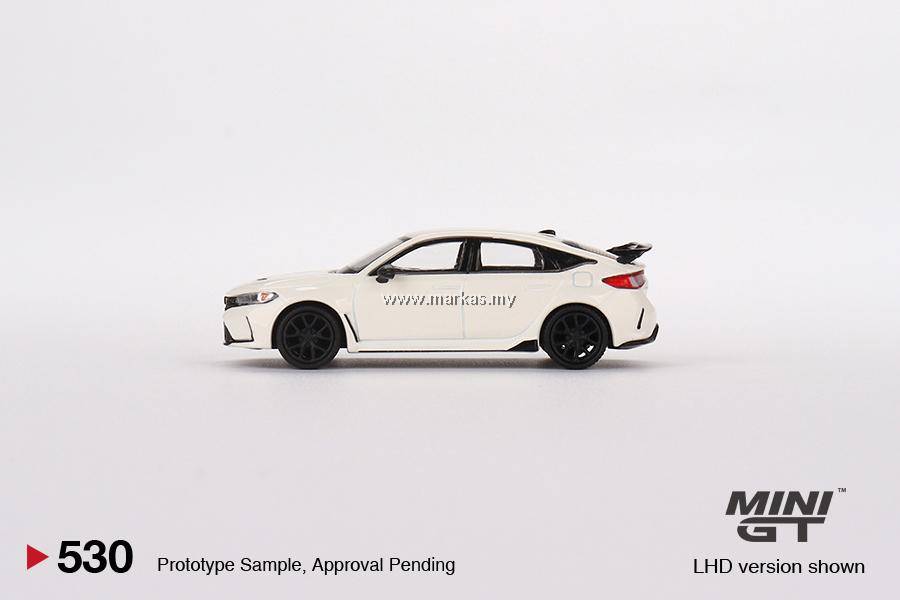 MINI GT 1/64 #530 HONDA CIVIC TYPE R 2023 CHAMPIONSHIP WHITE