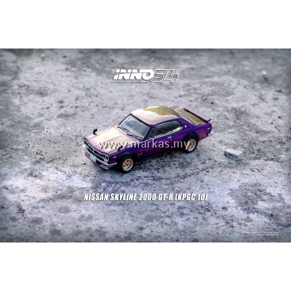 (PO) INNO MODELS INNO64 1/64 NISSAN SKYLINE 2000 GT-R KPGC10 MIDNIGHT PURPLE II
