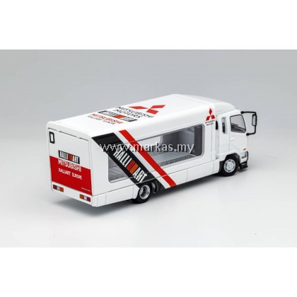 (PO) GCD 1/64 MITSUBISHI FUSO FIGHTER MK2 OUTRIGGERS RAISED TRUCK RALLY ...