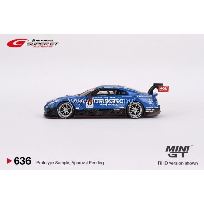 (PO) MINI GT JAPAN EXCLUSIVE 1/64 #636 NISSAN GT-R NISMO GT500 #12 TEAM ...