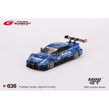 (PO) MINI GT JAPAN EXCLUSIVE 1/64 #636 NISSAN GT-R NISMO GT500 #12 TEAM ...