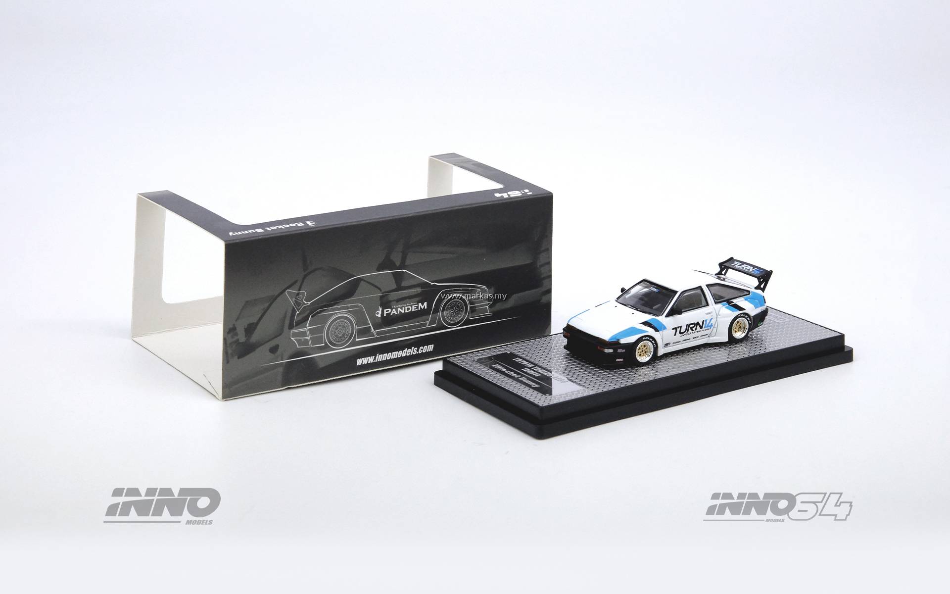 (PO) INNO MODELS INNO64 1/64 TOYOTA AE86 SPRINTER TRUENO TURN14 PANDEM ...