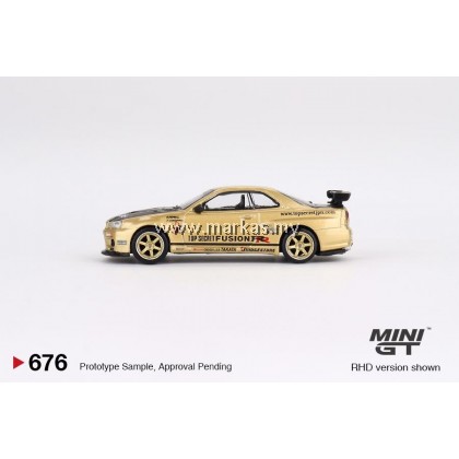 (PO) MINI GT JAPAN EXCLUSIVE 1/64 #595 NISSAN SKYLINE GT-R (R34) TOP ...