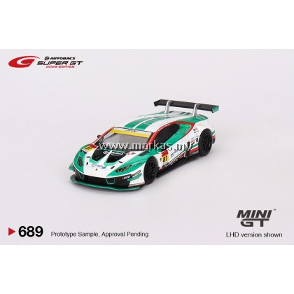 (PO) MINI GT JAPAN EXCLUSIVE 1/64 #689 LAMBORGHINI HURACAN GT3 EVO2 #87 ...