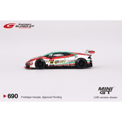 (PO) MINI GT JAPAN EXCLUSIVE 1/64 #689 LAMBORGHINI HURACAN GT3 EVO2 #88 ...