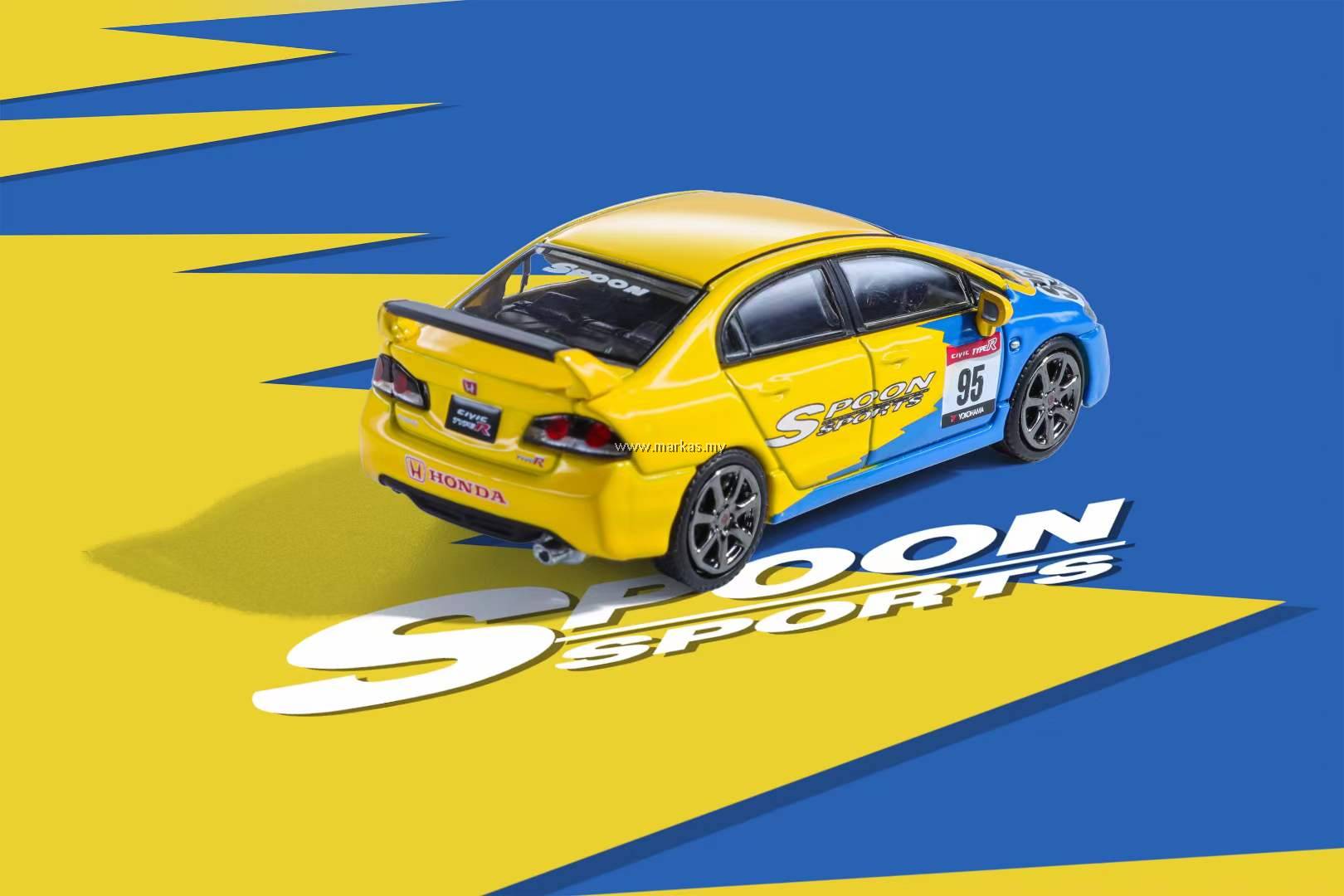 (PO) DCT 1/64 HONDA CIVIC FD2R SPOON LIVERY