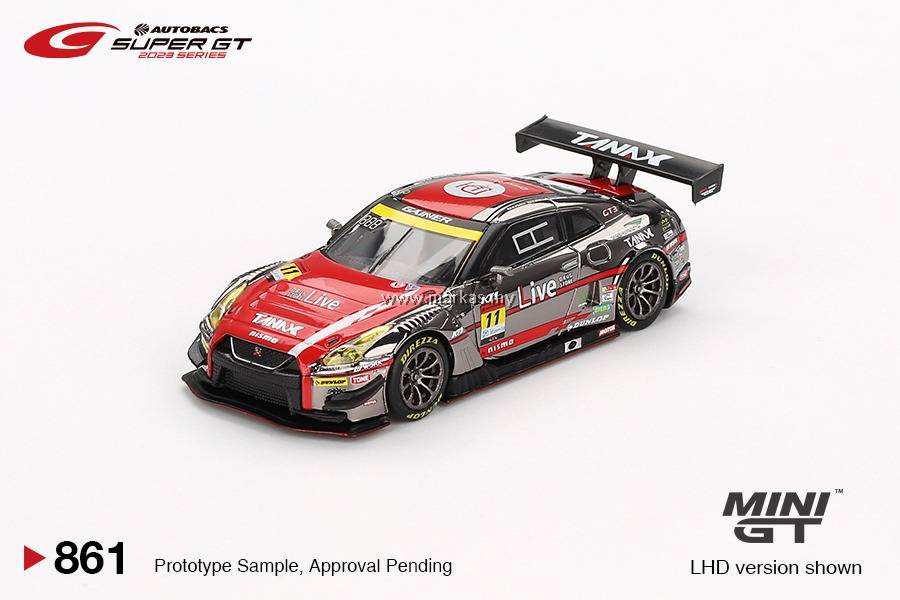 (PO) MINI GT JAPAN EXCLUSIVE SUPER GT SERIES 1/64 #861 NISSAN GT-R ...
