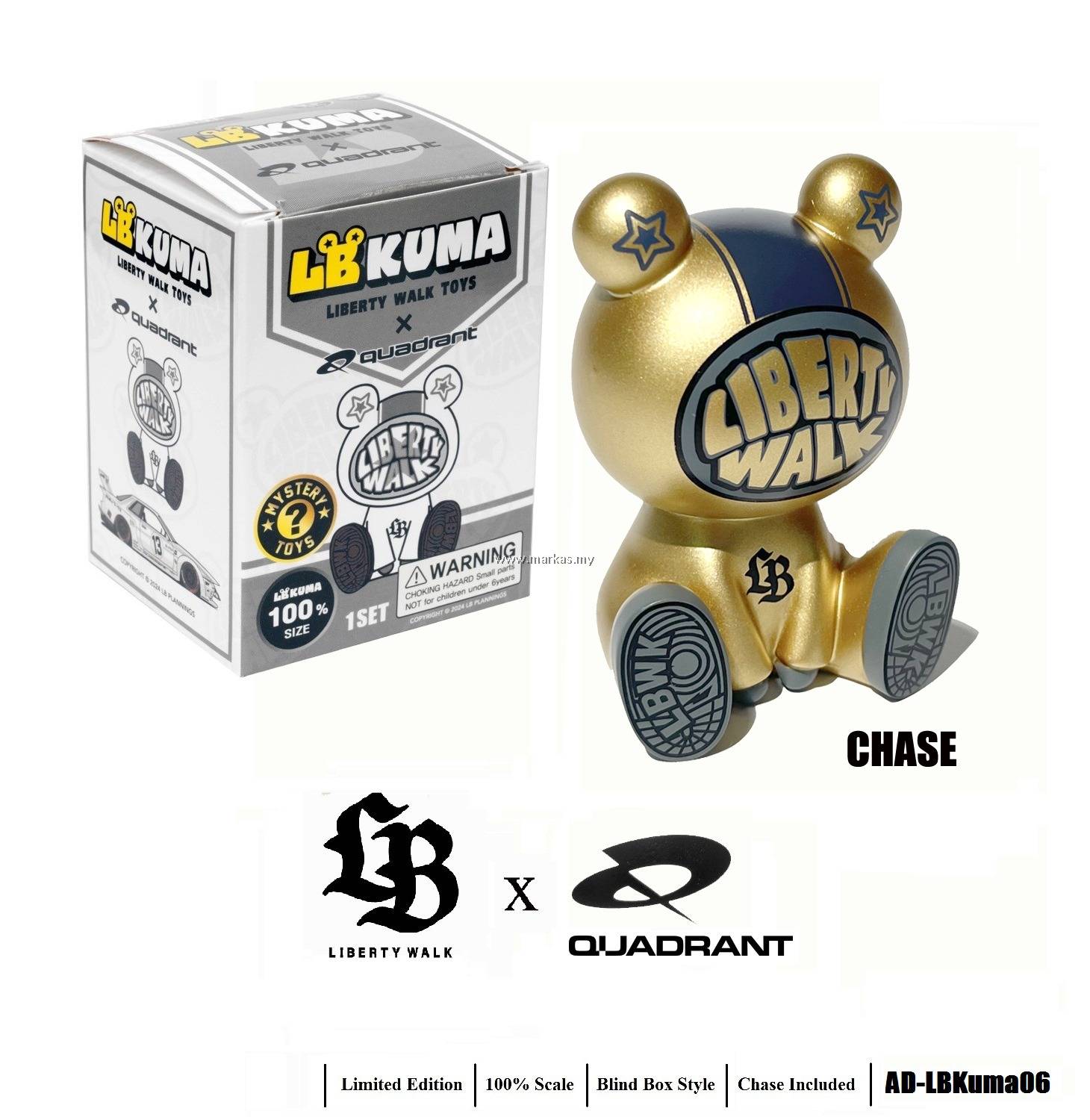 (PO) MINI GT 1/64 LIBERTY WALK X QUADRANT COLLABORATION 100% KUMA TOYS ...