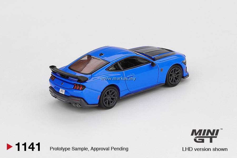 (PO) (STANDARD/BLISTER) MINI GT 1/64 #1141 FORD MUSTANG DARK HORSE 2024 ...