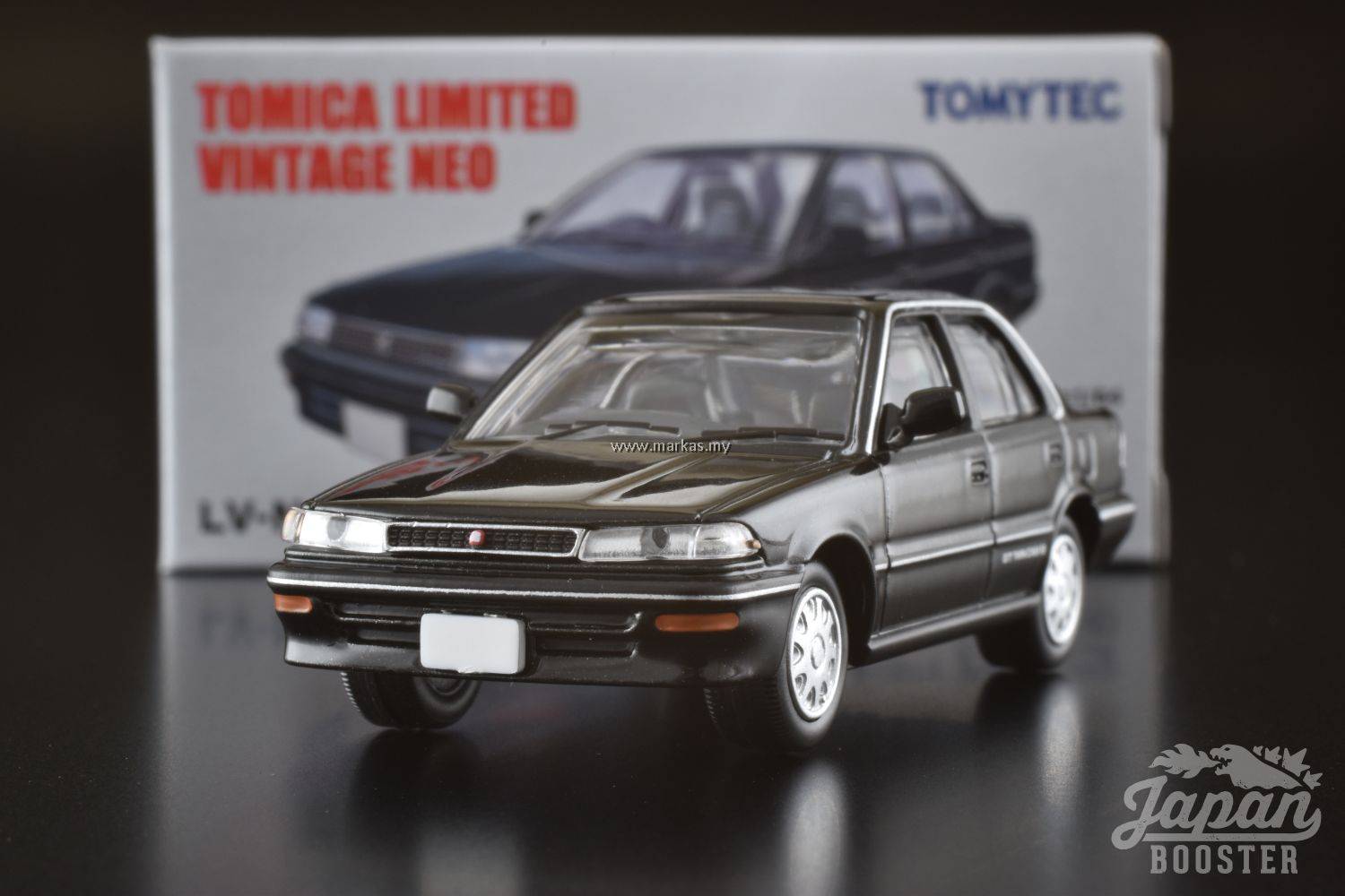 TOMICA LIMITED VINTAGE NEO LV-N147b TOYOTA COROLLA GT205 1990 (BLACK)