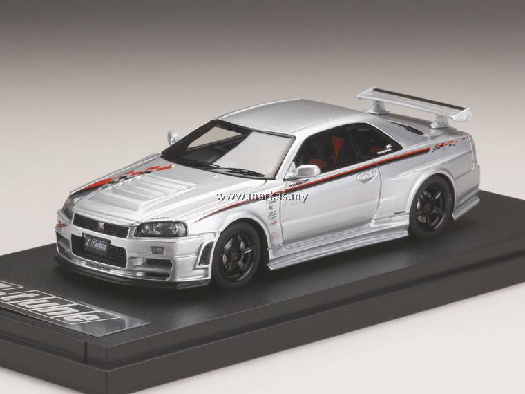 MARK43 NISMO R34 GT-R Z-TUNE SILVER/STRIPE