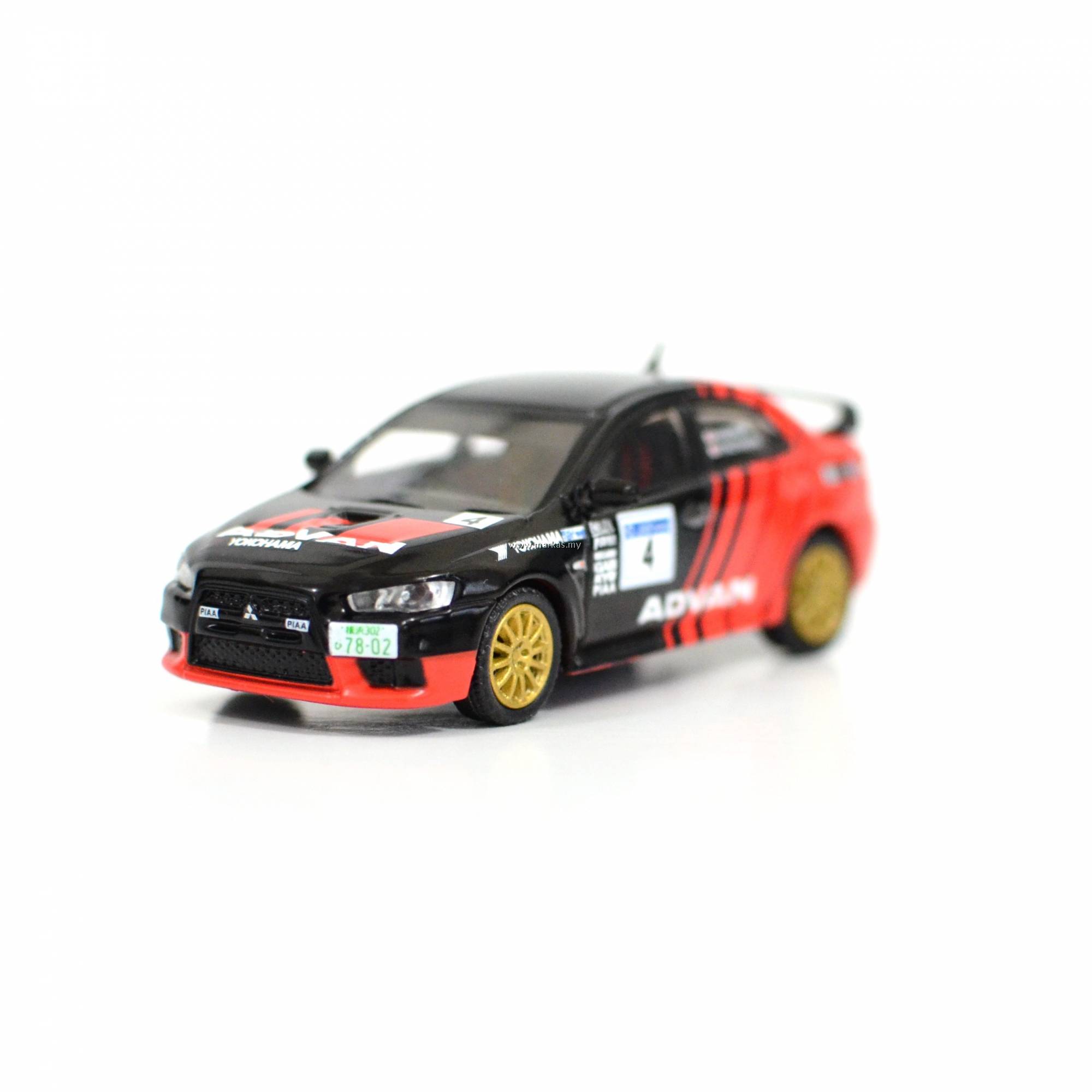 TARMAC WORKS - 1/64 MITSUBISHI LANCER EVOLUTION X JRC / ADVAN