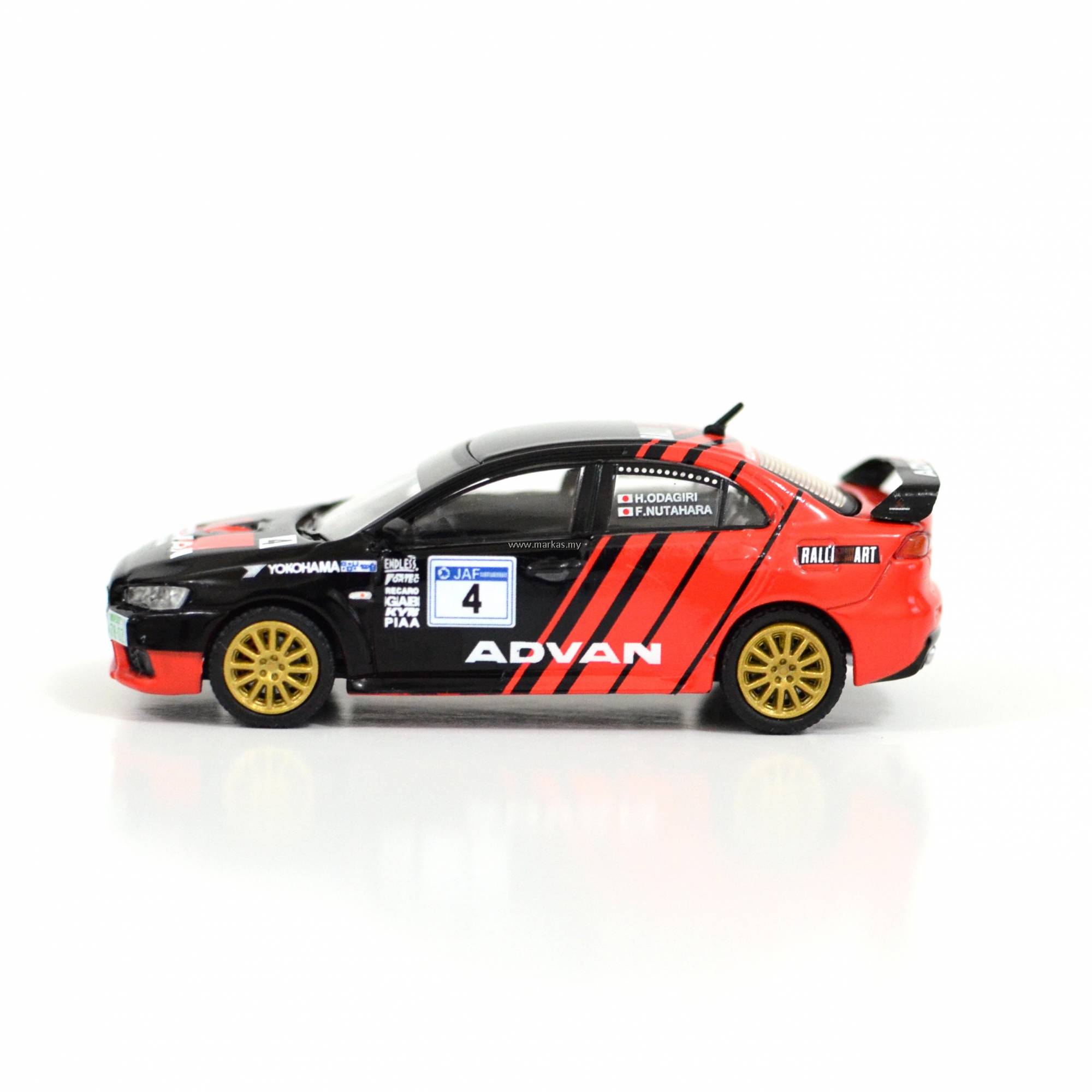 TARMAC WORKS - 1/64 MITSUBISHI LANCER EVOLUTION X JRC / ADVAN