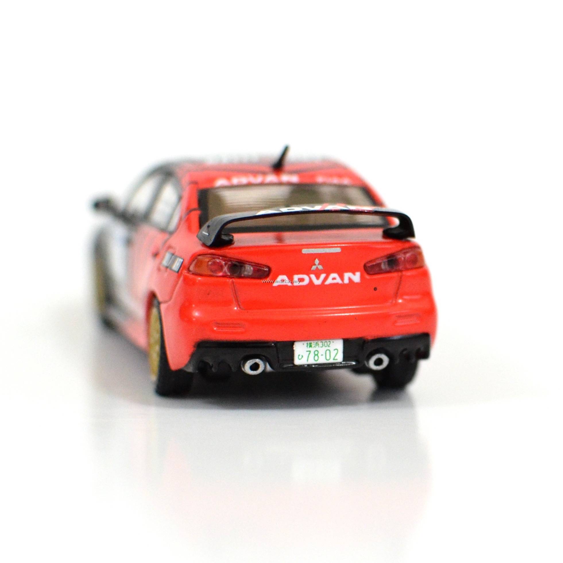 TARMAC WORKS - 1/64 MITSUBISHI LANCER EVOLUTION X JRC / ADVAN