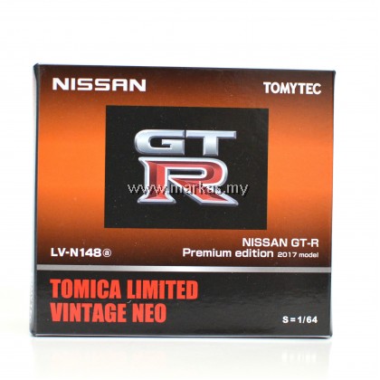 TOMICA LIMITED VINTAGE NEO LV-N148A NISSAN GT-R PREMIUM EDITION 2017 MODEL (ORANGE)