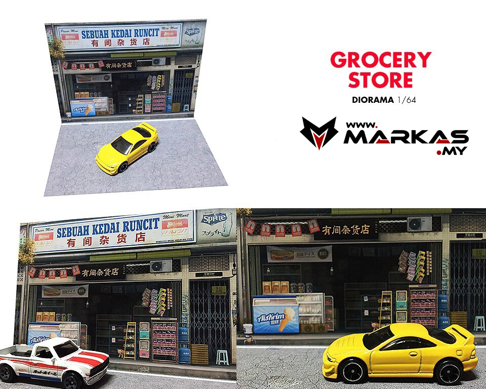 DIORAMA 1/64 - GROCERY STORE