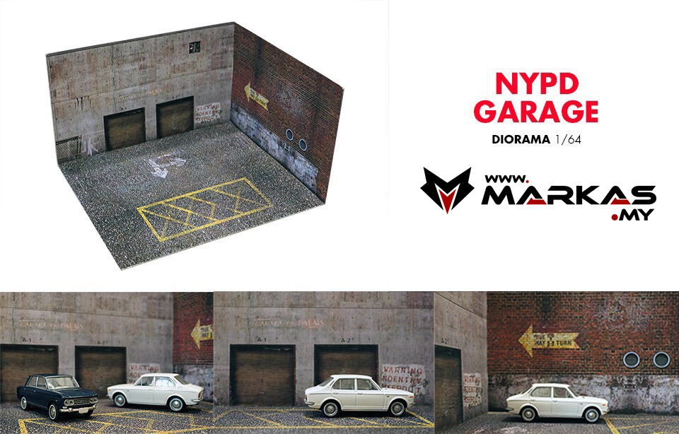 DIORAMA 1/64 - NYPD GARAGE