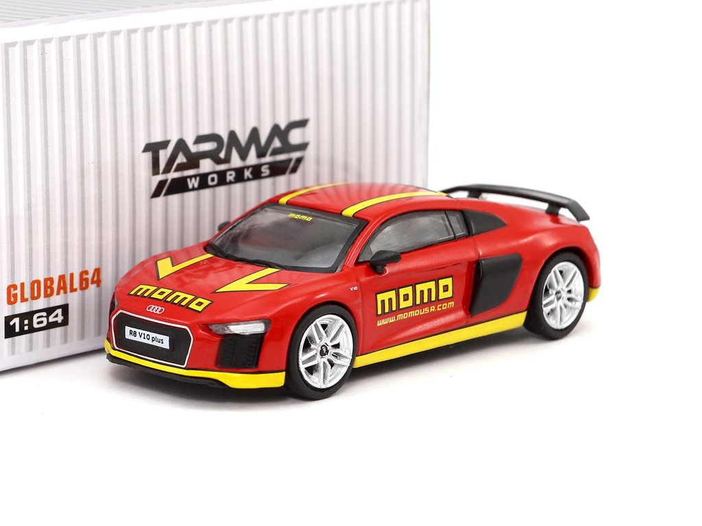 TARMAC WORKS 1/64 GLOBAL64 AUDI R8 V10 PLUS MOMO