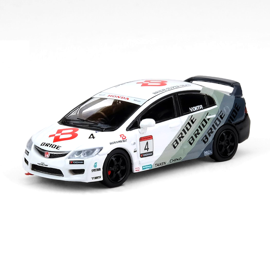 INNO MODELS INNO64 1/64 HONDA CIVIC TYPE-R FD2 #4 BRIDE MUGEN POWER CUP CIVIC ONE MAKE RACE 2012