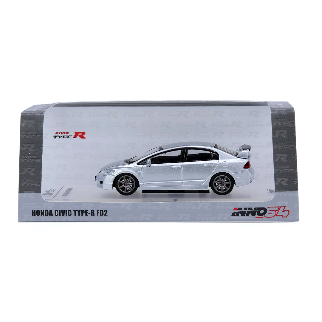 INNO MODELS INNO64 1/64 HONDA CIVIC TYPE R FD2 SILVER