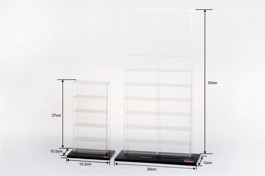 (PO) DIECAST ACCESSORIES 1/64 ACRYLIC DISPLAY CASE (5 DIECAST CARS)