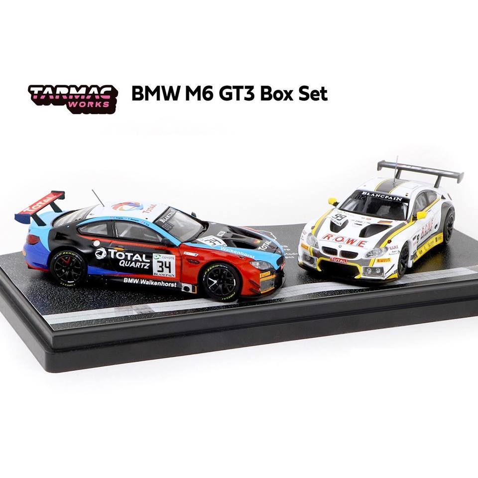 TARMAC WORKS 1/64 BMW M6 GT3 BOX SET * HONG KONG EXCLUSIVE MODEL