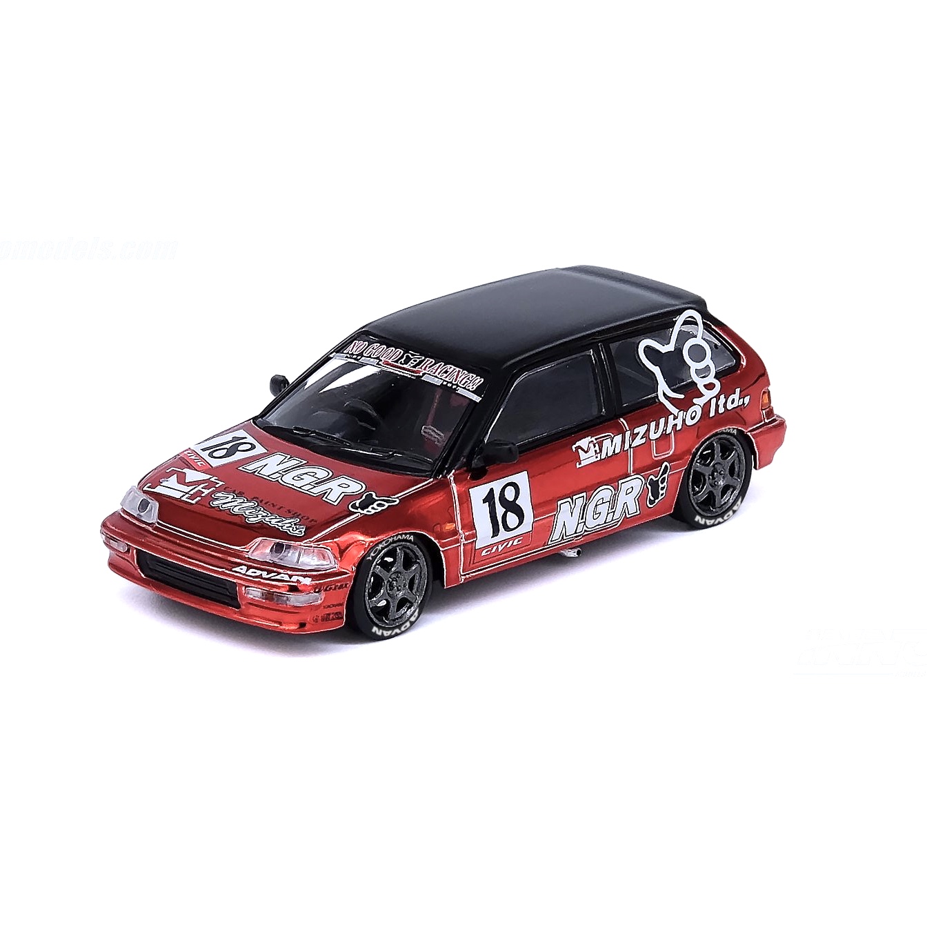 INNO MODELS INNO64 1/64 HONDA CIVIC EF9 MIZUHO NO GOOD RACING JDM ...