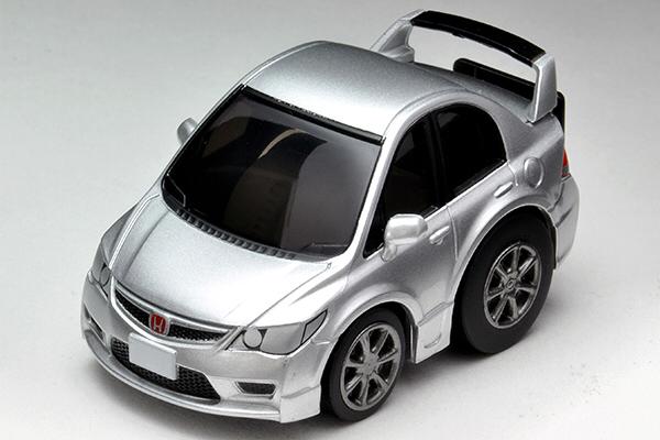 CHORO Q ZERO 1/64 Z-63A HONDA CIVIC TYPE R FD2 (SILVER)