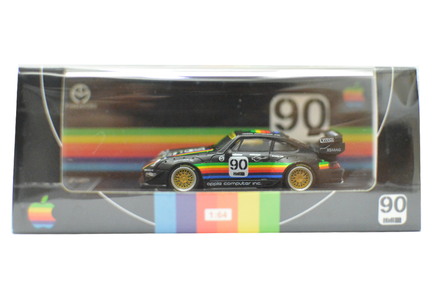 TIME MICRO X MODEL ART 1/64 PORSCHE RWB 993 APPLE VERSION #90 BLACK