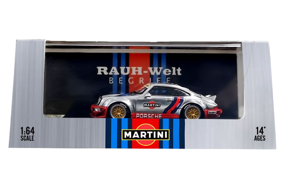 TIME MICRO 1/64 RWB 964 MARTINI SILVER DUCKTAIL