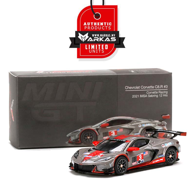 MINI GT 1/64 #315 CHEVROLET CORVETTE C8.R #3 CORVETTE RACING 2021 IMSA ...