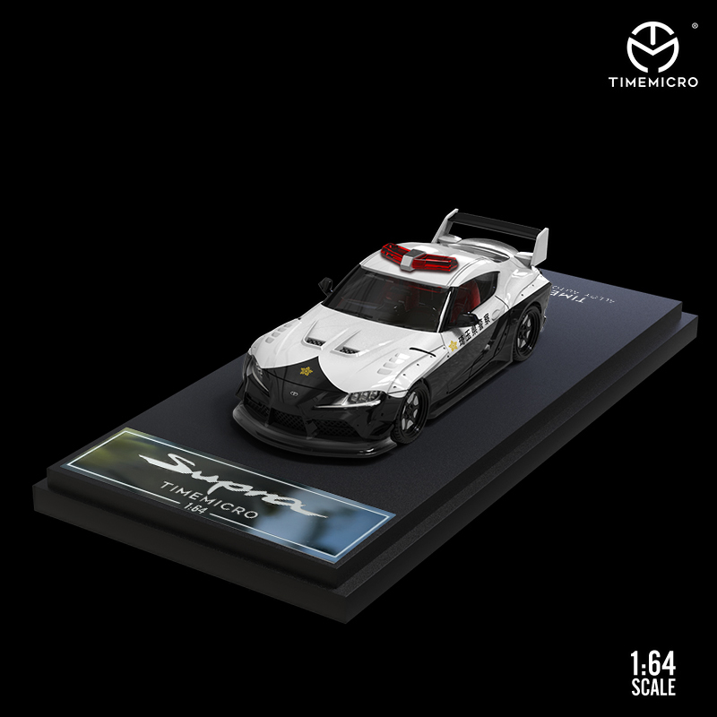 TIME MICRO 1/64 TOYOTA SUPRA A90 JAPAN POLICE LIVERY